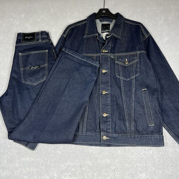 Sean John | Suits & Blazers | Sean John Denim Jacket Jeans Suit Set ...